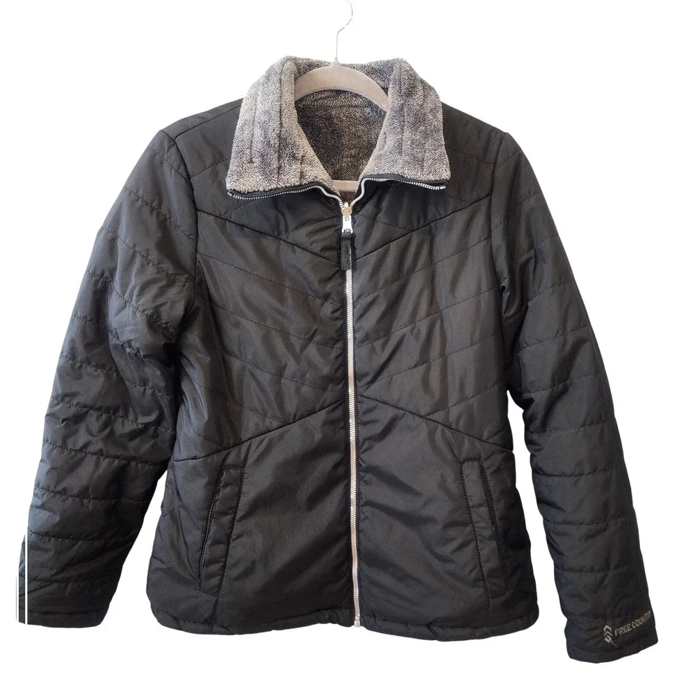 Free Country | Jackets & Coats | Free Country Womens Small Black Puffer ...